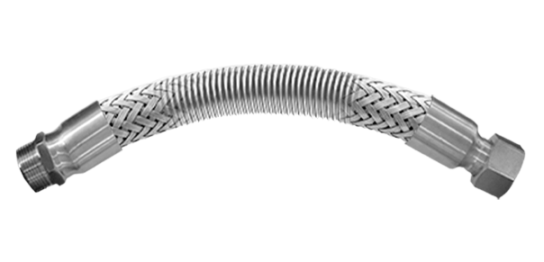 Tubo Flexível 1/2 50CM Aço Inox 304 Komeco