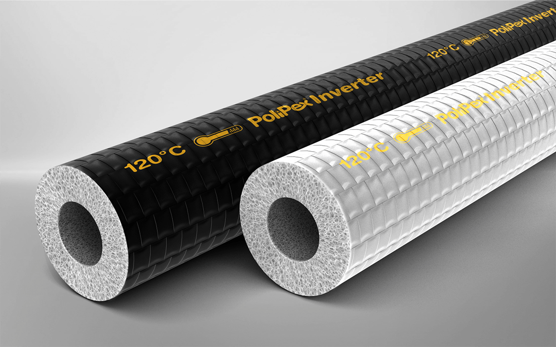 Tubo Isolante Polipex Inverter 3/8 10x10mm Cinza Armacell