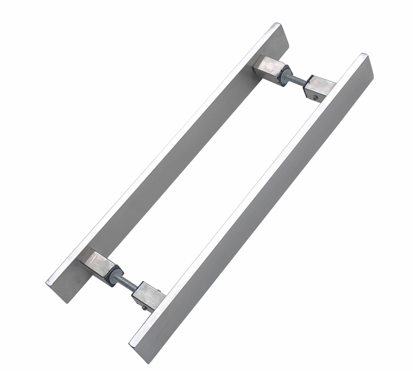 Puxador de Porta Retangular 40x10x400MM em Inox Polido Reis Inox