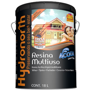 Resina Multiuso Solvente 18L Pérola Hydronorth