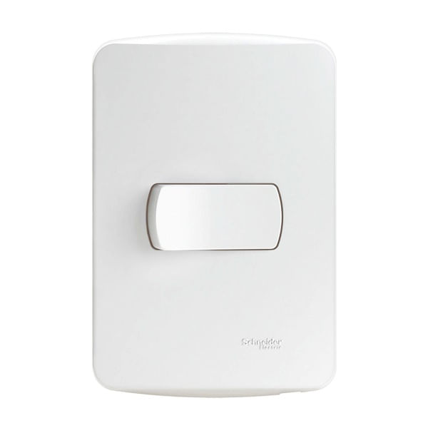 Conjunto 4x2 1 Interruptor Simples 10A Miluz Branco Schneider Conjunto 4x2 1 Interruptor Simples 10A Miluz Branco Schneider