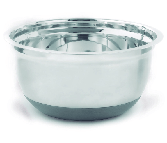 Bowl Inox/Silicone 25cm Preto Mimo