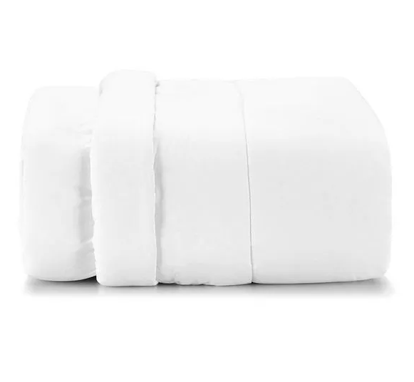 Edredom Solteiro Liss 180x240cm Branco Karsten
