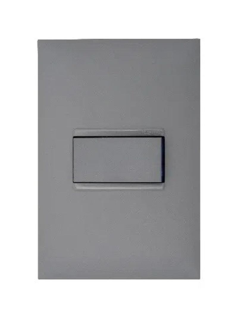 Conjunto interruptor simp 4x2 pial plus+cinza10a