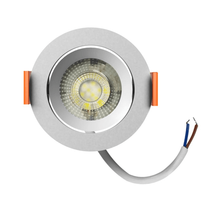 Spot de Embutir Easy Led Decor 3W RD 4K Branco Bivolt Bronzearte