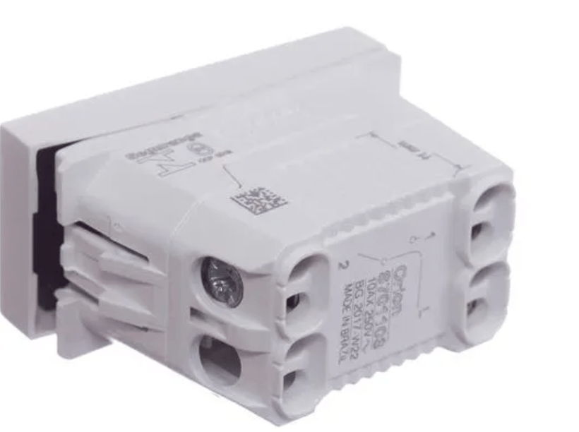 Modulo Interruptor Simples 1M 10A Orion Grafite 250V Schneider Prime