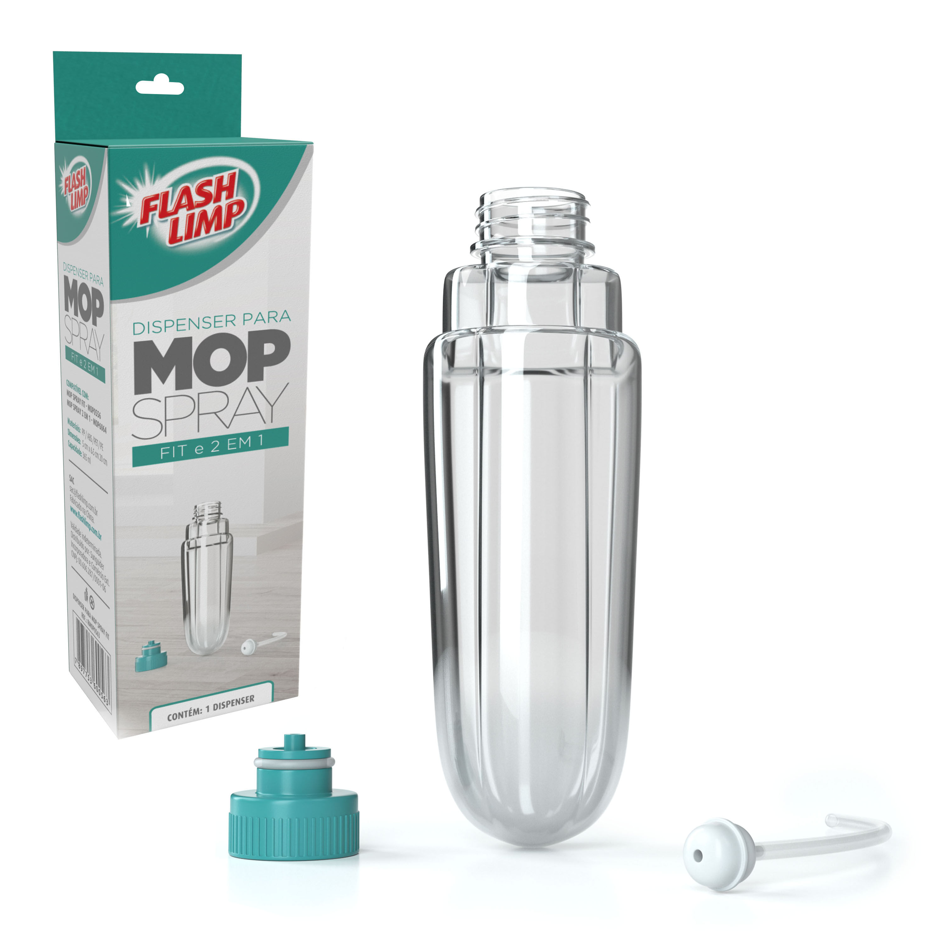 Dispenser para Mop Fit e 2 em 1 Flash Limp